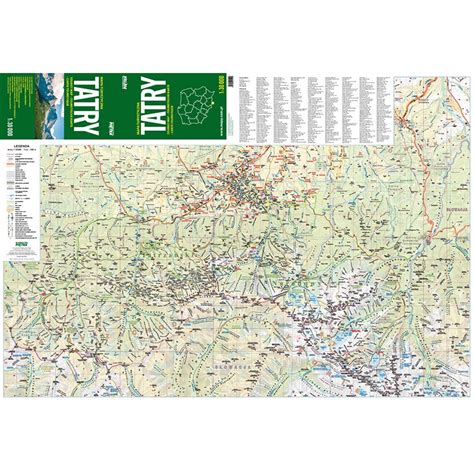 MAPA SKŁADANA TATR Sklep Wydawnictwa Piętka