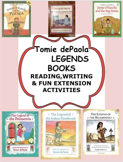 Tomie Depaola Legends Reading Writing And Extensions Packet Made By Teachers Comprehension