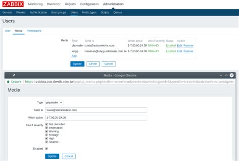 Zabbix Alert Scripts Astral Web