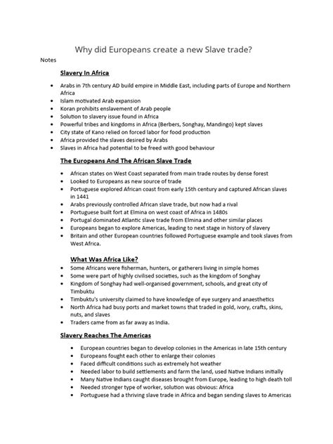 History Slave Trade Pdf Atlantic Slave Trade Slavery