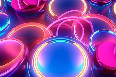 Une Pile De Gobelets En Plastique Colorés Qui Sont Empilés Dans Une