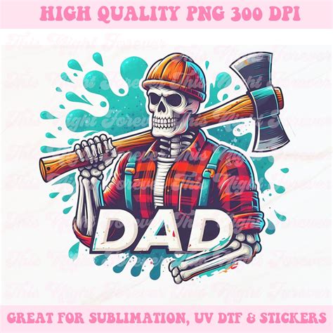 Dad Fixer Png Handyman Dad Png Dad Png Fathers Day Png Skull Dad