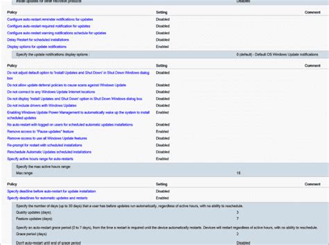 Update Baseline Microsofts Recommended GPO Settings For Windows Updates Sysops