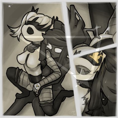 Rule 34 Female Female Only Glitch Productions J Murder Drones Lesbian Lesbian Sex Murder