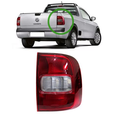 Lanterna Traseira Volkswagen Saveiro G Tricolor Lado Direito