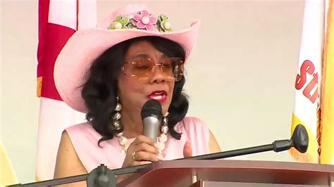 At Street Naming Ceremony In Miami Gardens Us Rep Frederica Wilson