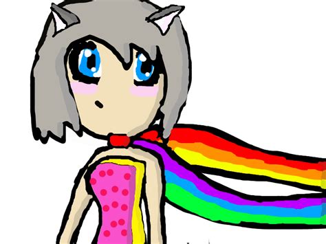 Human Nyan Cat Drawing By Annuki Dragoart