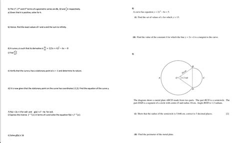 Solved Quarter 2 Aice Math Problem Set Show Complete Work To