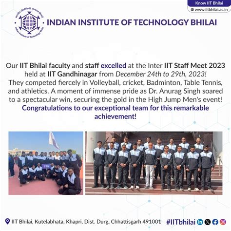 Indian Institute Of Technology Bhilai On Linkedin Iitbhilai