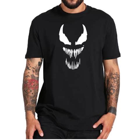 Venom Face Casual T Shirt 2 Color Real Infinity War