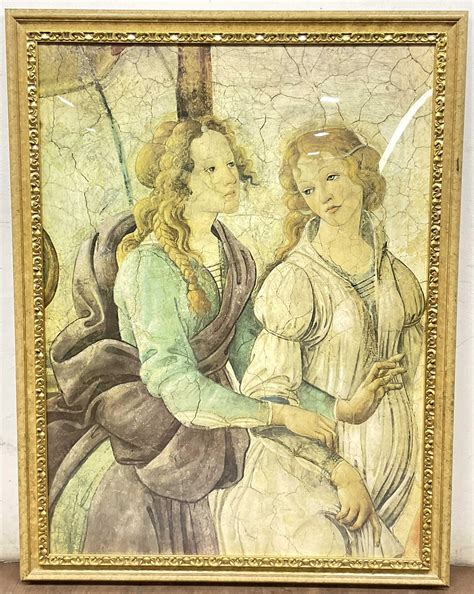 Sold Price Sandro Botticelli Venus And The Three Graces Print August