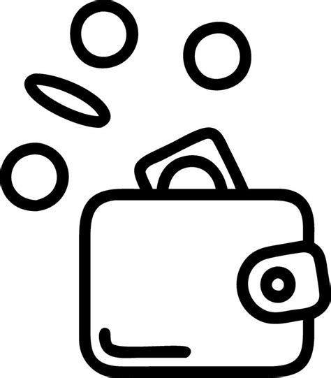 Levitating Wallet With Coins 53550491 Vector Art At Vecteezy