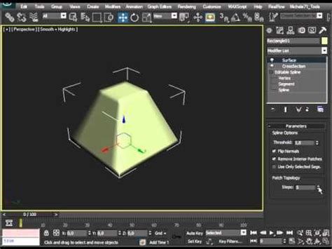 Tutorial DsMax CrossSection Modifier YouTube
