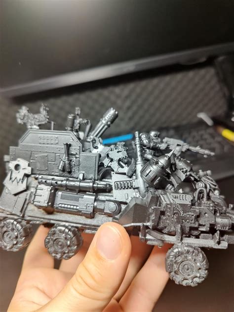 Kitbashed Ork Battlewagon R Ork Kitbashing