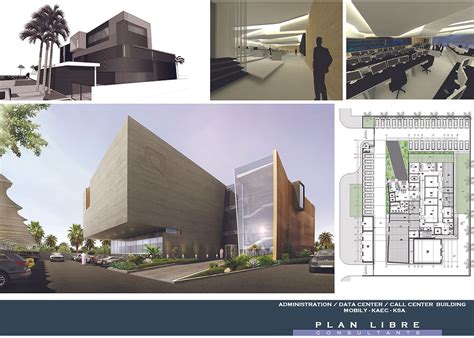 Mobily Data Center Kaec│architecture Et Ingénierie│ Plan Libre