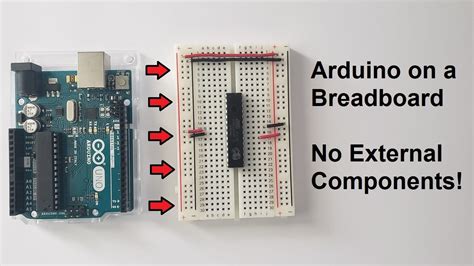 Running An Arduino On A Breadboard With NO EXTERNAL COMPONENTS How To FLASH An Arduino