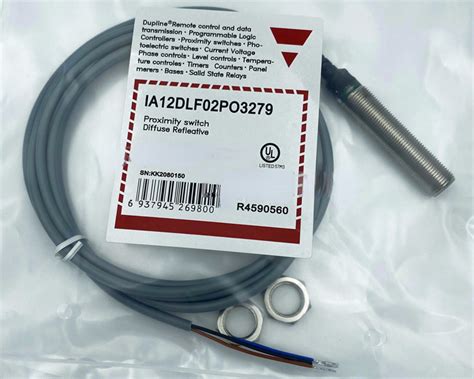 Proximity Switch Inductive Ia12dlf02po3279 Three Wire Pnp Normally Open