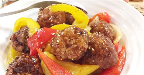 作り置きの肉団子de肉団子の黒酢あん By Sachi825 【クックパッド】 簡単おいしいみんなのレシピが369万品