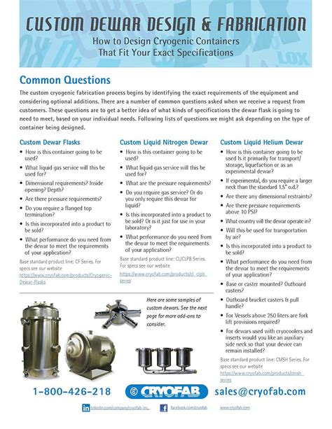 Custom Cryogenic Engineering And System Design Cryogenic Equipment