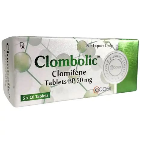 Clomifeno 50 Mg Por 50 Tabletas De Cooper Pharma