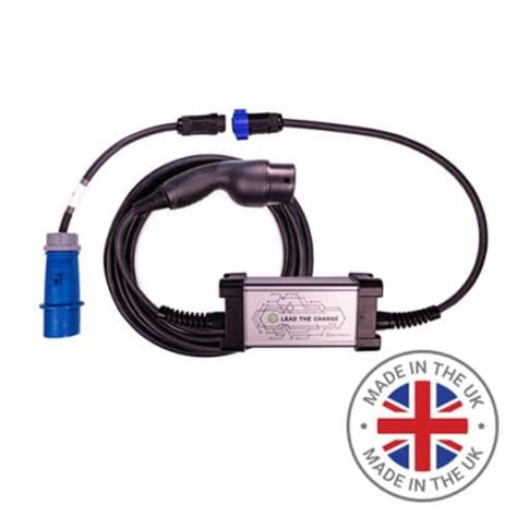 Ev Mobile Charging Cable Type 2 To 16a Blue Commando