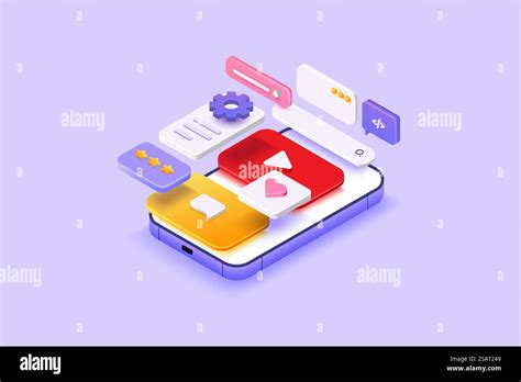 D Render Mobile App Development Ui Ux Design Web Design And