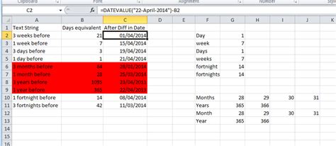 Is It Possible To Have Excel Return A Date When Counting Down To A Date From A Specific Date