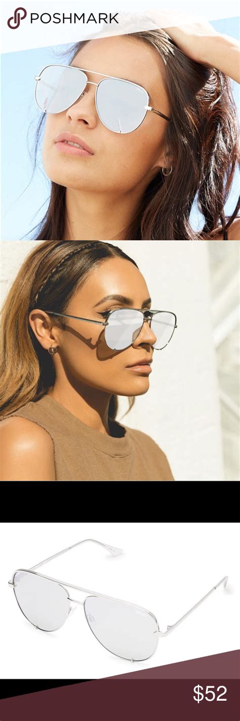 Quay X Desi Perkins Silver High Key Sunglasses High Key Sunglasses