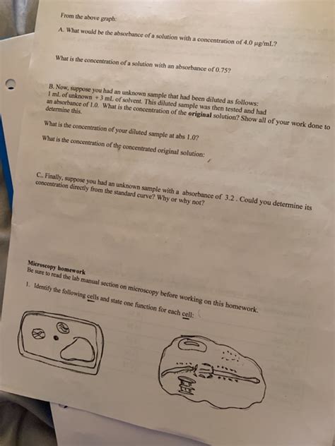 Solved Use The Following Data To Prepare A Standard Chegg