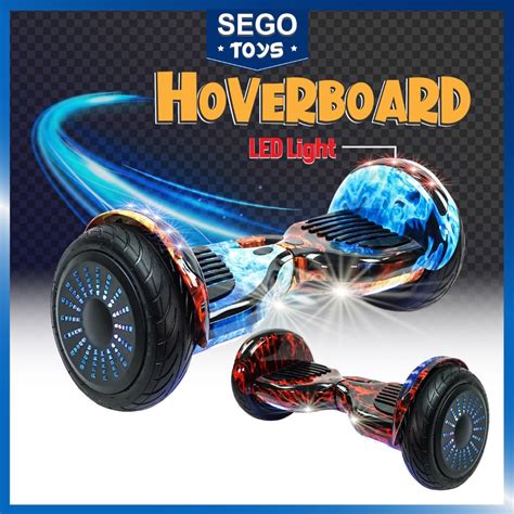 Hoverboard 10 Inch Led Light Hover Board Self Balancing Scooter Balance