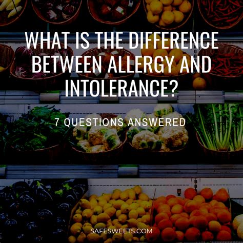 What Is The Difference Between Allergy And Intolerance