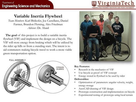 Variable Inertia Flywheel Project Report
