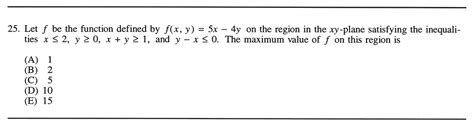 Optimization Determining The Maximum Value Of A Multivariable Function Under 4 Inequality