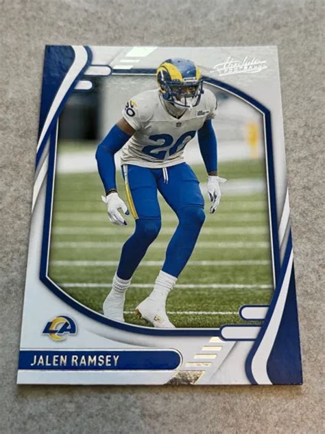 PANINI ABSOLUTE Jalen Ramsey Los Angeles Rams NFL EUR PicClick FR