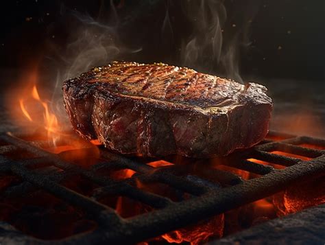 Premium AI Image Grilled Beef Steak Food Photography