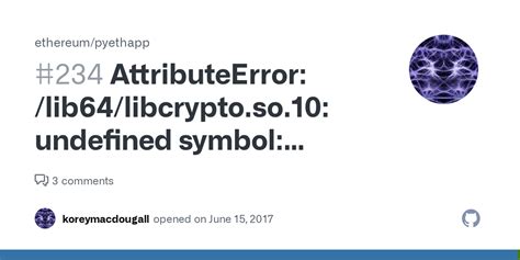 AttributeError Lib Libcrypto So Undefined Symbol EVP CIPHER CTX Reset Issue