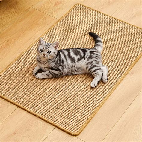 【楽天市場】天然麻 爪とぎマット 90cm×60cm 滑り止め 防水 ペット ネコ ねこ 猫 爪とぎ つめとぎ 爪研ぎ 爪とぎ防止 シート 麻