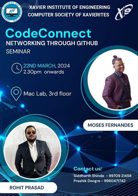 Computer Society Of Xavierites Csx On Linkedin 🔥 Join Us For Codeconnect Networking Through