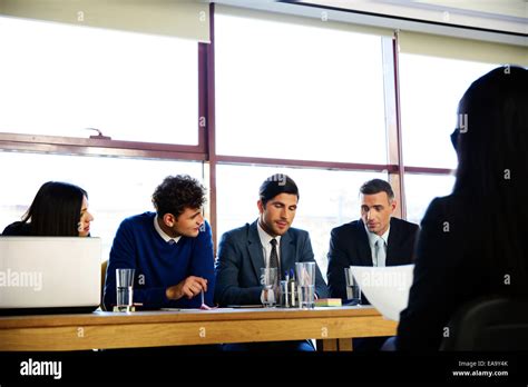 Interview Panel Hi Res Stock Photography And Images Alamy