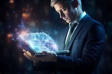 Premium Photo Fostering Business Advancement Through Ai A Digital Frontier Of Intelligent