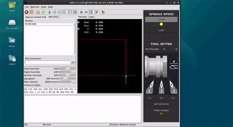 [axis 2 9 2] position in preview and dro tabs aren t in sync bug linuxcnc