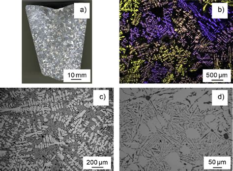 Macrostructure A Microstructure B C And Detail Of The Secondary Download Scientific