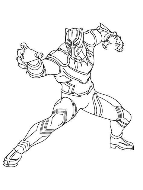 Black Panther Coloring Pages