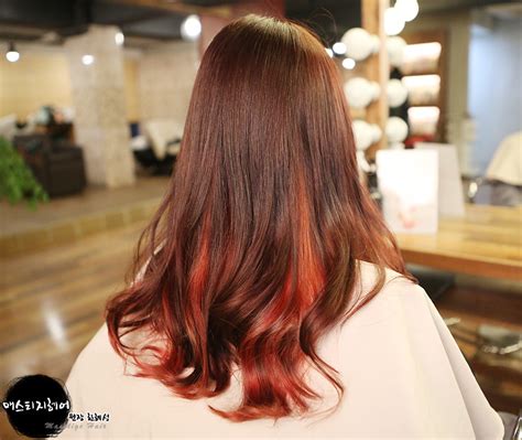 탈색없이 대구 블랙빼기로 시크릿 투톤염색 핑크브라운염색 네이버 블로그