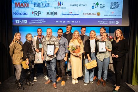 Grattis till våra vinnare Nacka Företagarträff