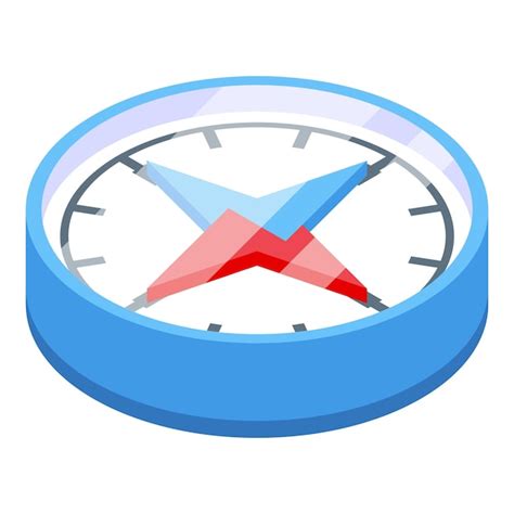 Premium Vector Opportunity Compass Icon Isometric Of Opportunity