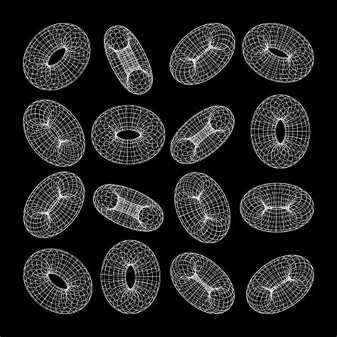 Wireframe Earth Grid Mesh Objects Set Network Vector Image