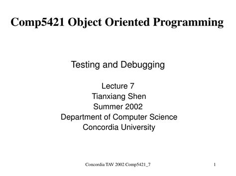 PPT Comprehensive Guide To Software Testing And Debugging Techniques