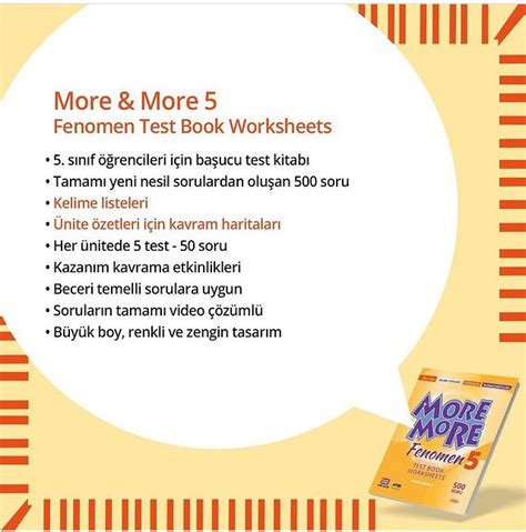 More More English 5 Sınıf Fenomen Test Book