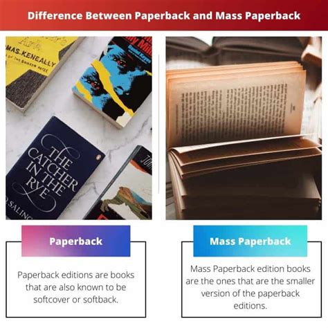 Paperback Vs Mass Paperback Difference And Comparison